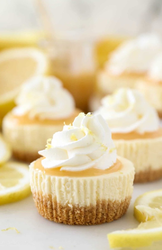 Mini Lemon Cheesecake Recipe – Heart Healthy Meals